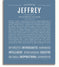 Jeffrey | Name Art Print – Name Stories