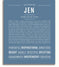 Jen | Name Art Print – Name Stories