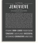Jenevieve | Name Art Print – Name Stories