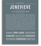 Jenevieve | Name Art Print – Name Stories