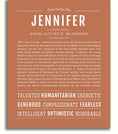 Jennifer | Name Art Print – Name Stories