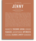 Jenny | Name Art Print – Name Stories