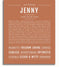Jenny | Name Art Print – Name Stories