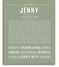Jenny Personalized Name Meaning Art Prints – Name Stories