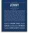 Jenny Personalized Name Meaning Art Prints – Name Stories