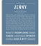 Jenny | Name Art Print – Name Stories