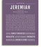 Jeremiah | Name Art Print – Name Stories