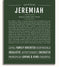 Jeremiah | Name Art Print – Name Stories