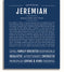 Jeremiah | Name Art Print – Name Stories