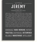 Jeremy | Name Art Print – Name Stories