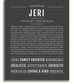 Jeri | Name Art Print – Name Stories