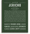 Jericho Personalized Name Meaning Art Prints – Name Stories