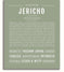 Jericho Personalized Name Meaning Art Prints – Name Stories