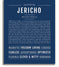 Jericho Personalized Name Meaning Art Prints – Name Stories