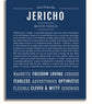 Jericho | Name Art Print – Name Stories