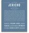 Jericho | Name Art Print – Name Stories