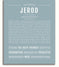 Jerod Personalized Name Meaning Art Prints – Name Stories