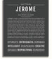 Jerome Personalized Name Meaning Art Prints – Name Stories
