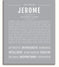 Jerome | Name Art Print – Name Stories