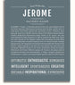 Jerome | Name Art Print – Name Stories