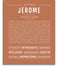 Jerome | Name Art Print – Name Stories