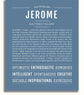 Jerome Personalized Name Meaning Art Prints – Name Stories
