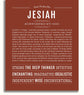 Jesiah | Name Art Print – Name Stories