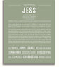 Jess | Name Art Print – Name Stories