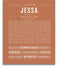 Jessa | Name Art Print – Name Stories