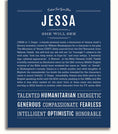 Jessa | Name Art Print – Name Stories