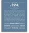 Jessa | Name Art Print – Name Stories