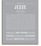 Jesse | Name Art Print – Name Stories