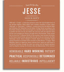 Jesse | Name Art Print – Name Stories