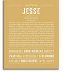Jesse | Name Art Print – Name Stories