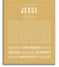 Jesse | Name Art Print – Name Stories