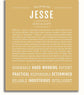 Jesse Personalized Name Meaning Art Prints – Name Stories