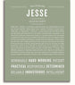 Jesse | Name Art Print – Name Stories