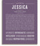 Jessica | Name Art Print – Name Stories