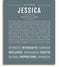Jessica Personalized Name Meaning Art Prints – Name Stories