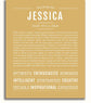 Jessica Personalized Name Meaning Art Prints – Name Stories