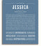 Jessica Personalized Name Meaning Art Prints – Name Stories