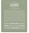 Jesus | Name Art Print – Name Stories