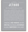 Jethro | Name Art Print – Name Stories