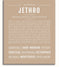 Jethro | Name Art Print – Name Stories