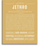 Jethro | Name Art Print – Name Stories