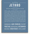 Jethro | Name Art Print – Name Stories