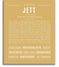 Jett | Name Art Print – Name Stories