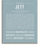 Jett | Name Art Print – Name Stories