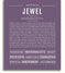 Jewel Personalized Name Meaning Art Prints – Name Stories
