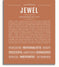 Jewel | Name Art Print – Name Stories